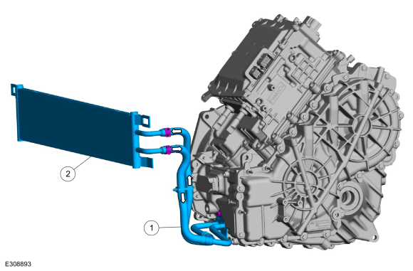 Ford Escape - Описание и работа - Охлаждение трансмиссии - Гибридный ...
