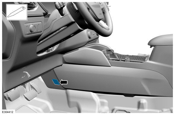 Ford Escape — Снятие и установка — Модуль SYNC [APIM] к кабелю порта ...