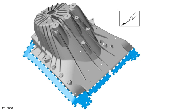 Ford Explorer — Снятие и установка — Усиление панели фартука крыла ...