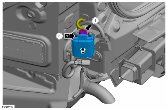 Ford Explorer — Снятие и установка — Модуль управления обнаружением ...