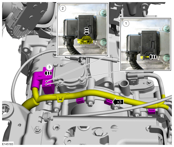 Ford Fiesta — жгут проводов модуля управления коробкой передач (TCM ...